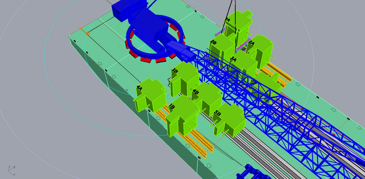 Derrick Barges, Work Barges & Tugs
