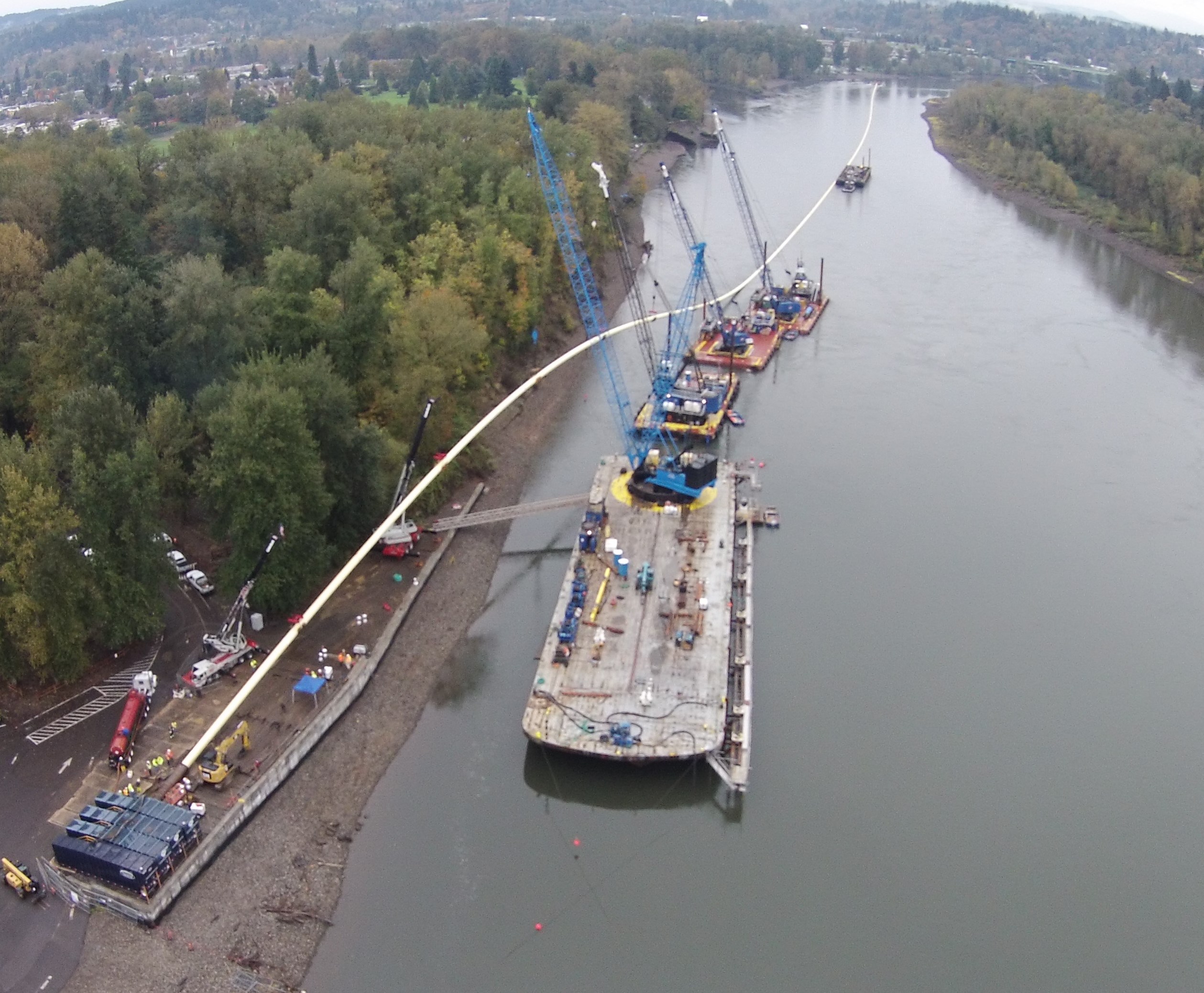 Derrick Barges, Work Barges & Tugs