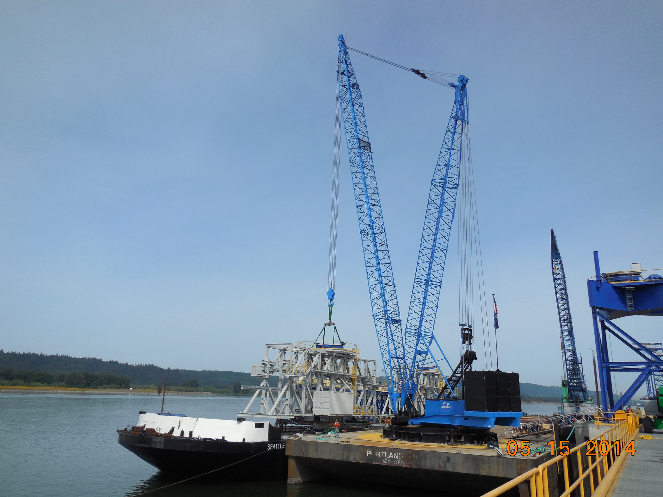 Derrick Barges, Work Barges & Tugs