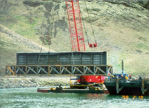 Lower Granite Lock and Dam Behavioral Guidance Structure