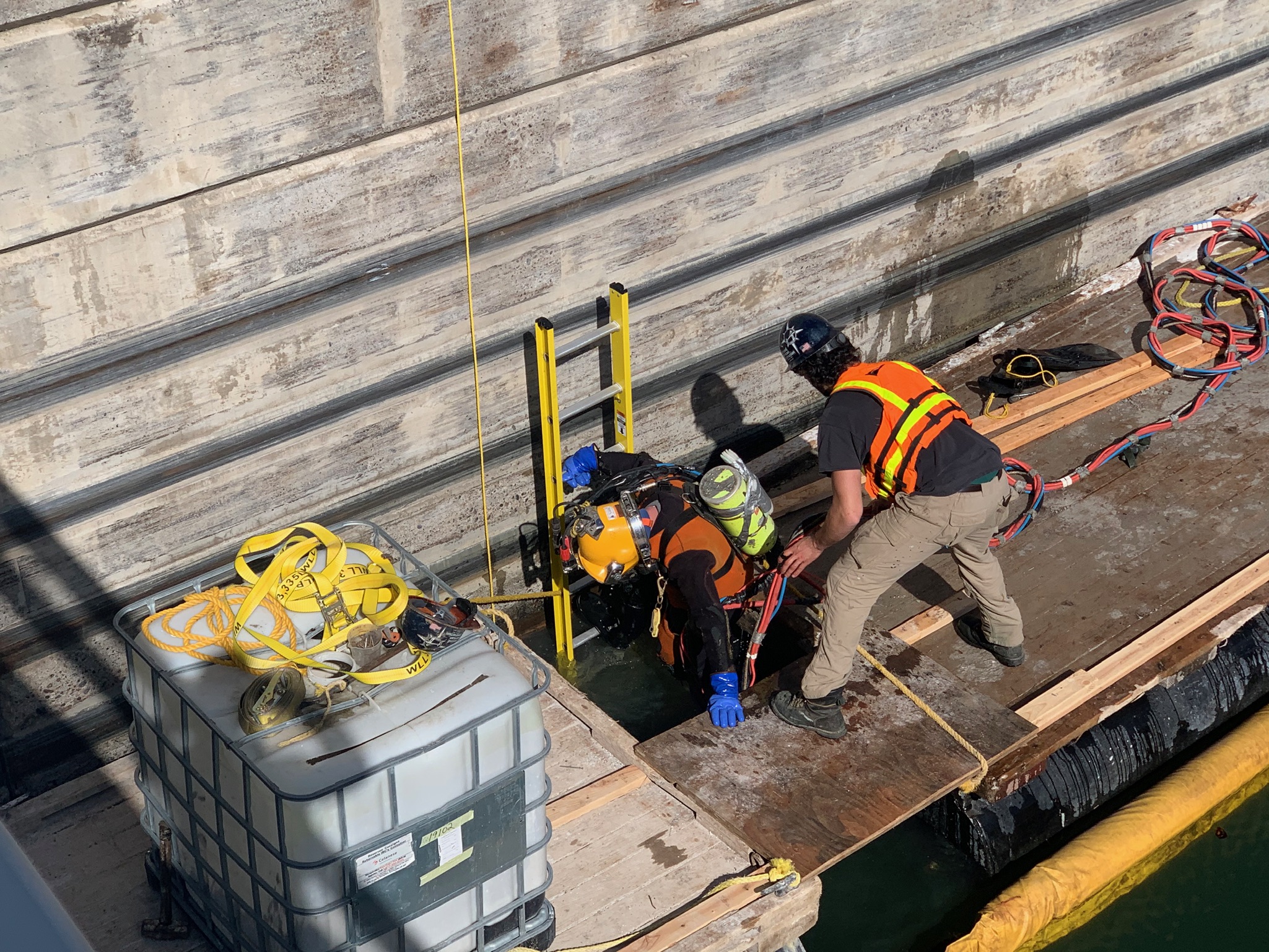 Little Goose Dam NavLock Leak Sealing