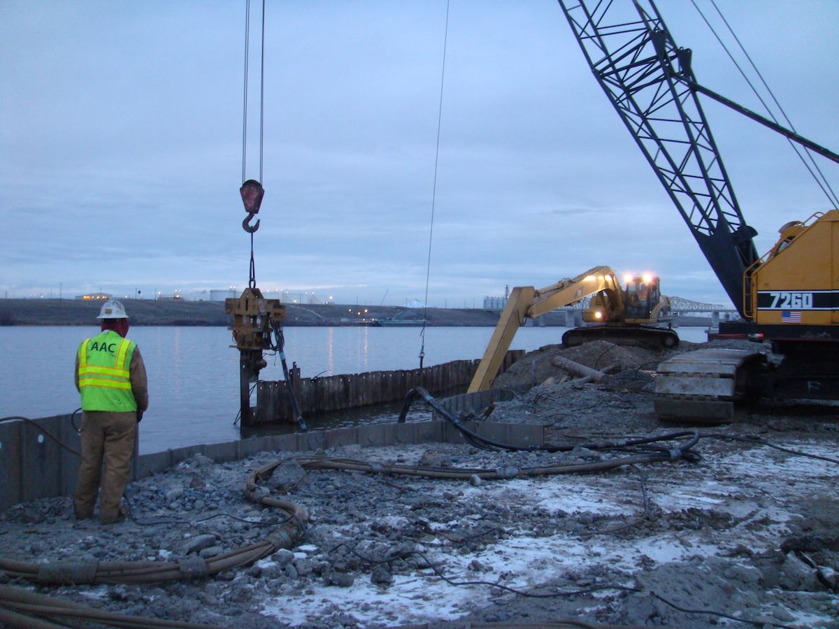 Schnitzer Steel Sheet Pile Bulkhead